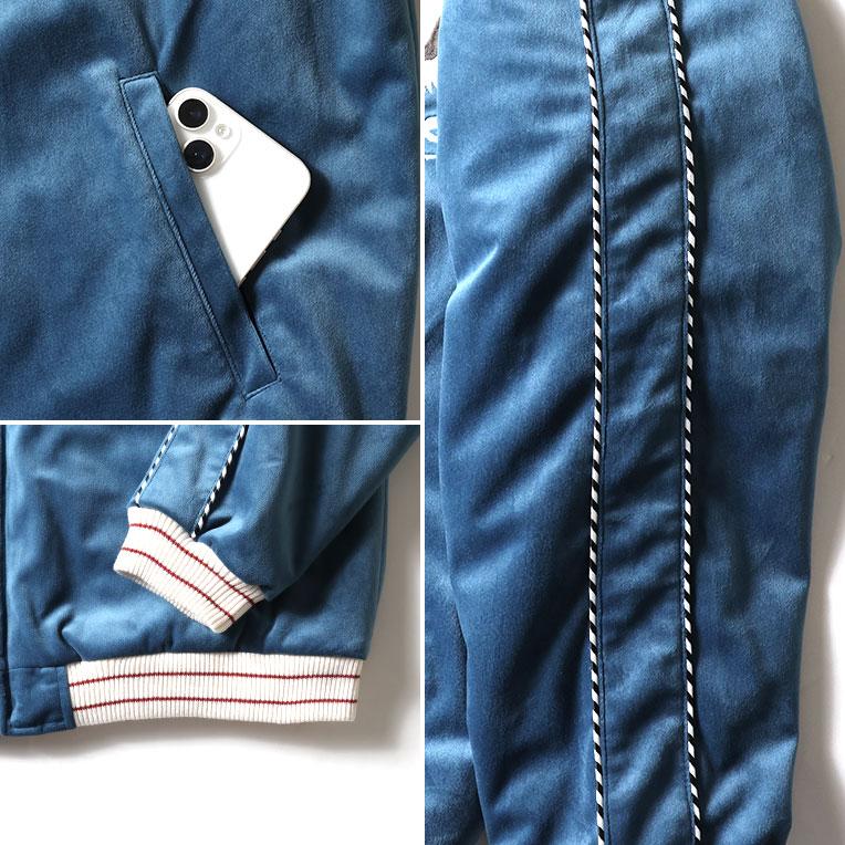 HOUSTON（ヒューストン） 51522 VELVETEEN SOUVENIR JACKET (TIGER) / 別珍スーベニアジャケット ...