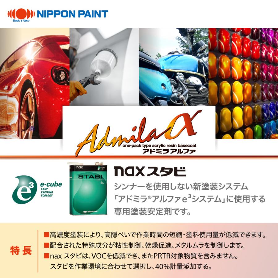 naxスタビ ♯50 4L/日本ペイント 塗料 : PROST株式会社 - 通販 - Yahoo!ショッピング