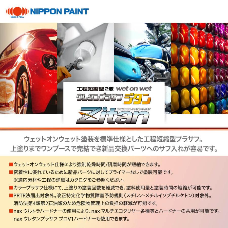 naxウレタンプラサフ ジタン ブラック 1kgセット/日本ペイント プラサフ 塗料 : PROST株式会社 - 通販 - Yahoo!ショッピング
