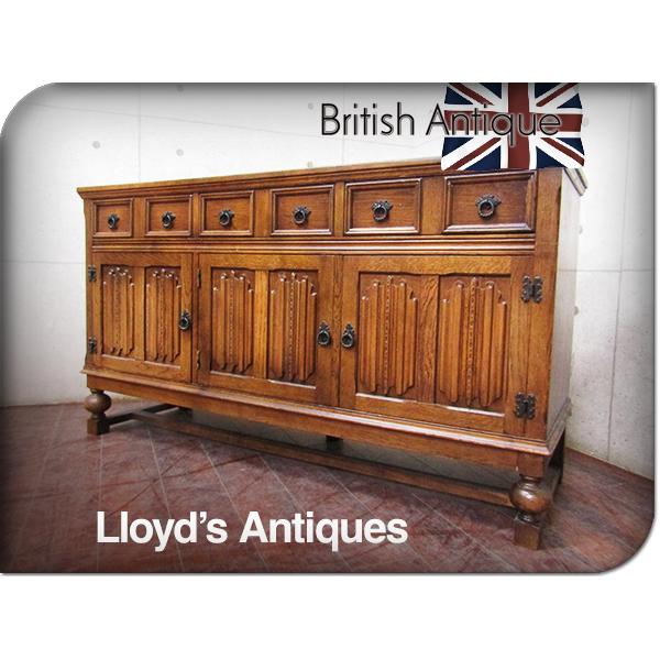 Lloyd's Antiques/ロイズアンティークス イギリス/英国アンティーク オーク材 サイドボードキャビネット smm4821m : smm4821m : HOWLING-UNITY ...