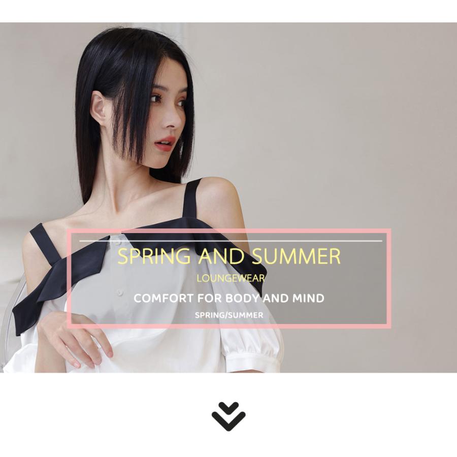 【ルームウェア限定!半額50％OFF】ルームウェア レディース 部屋着 ワンピース オフショルダー パジャマ 夏 春 無地 安い 薄手 涼しい : HOYUKI - 通販 - Yahoo!ショッピング