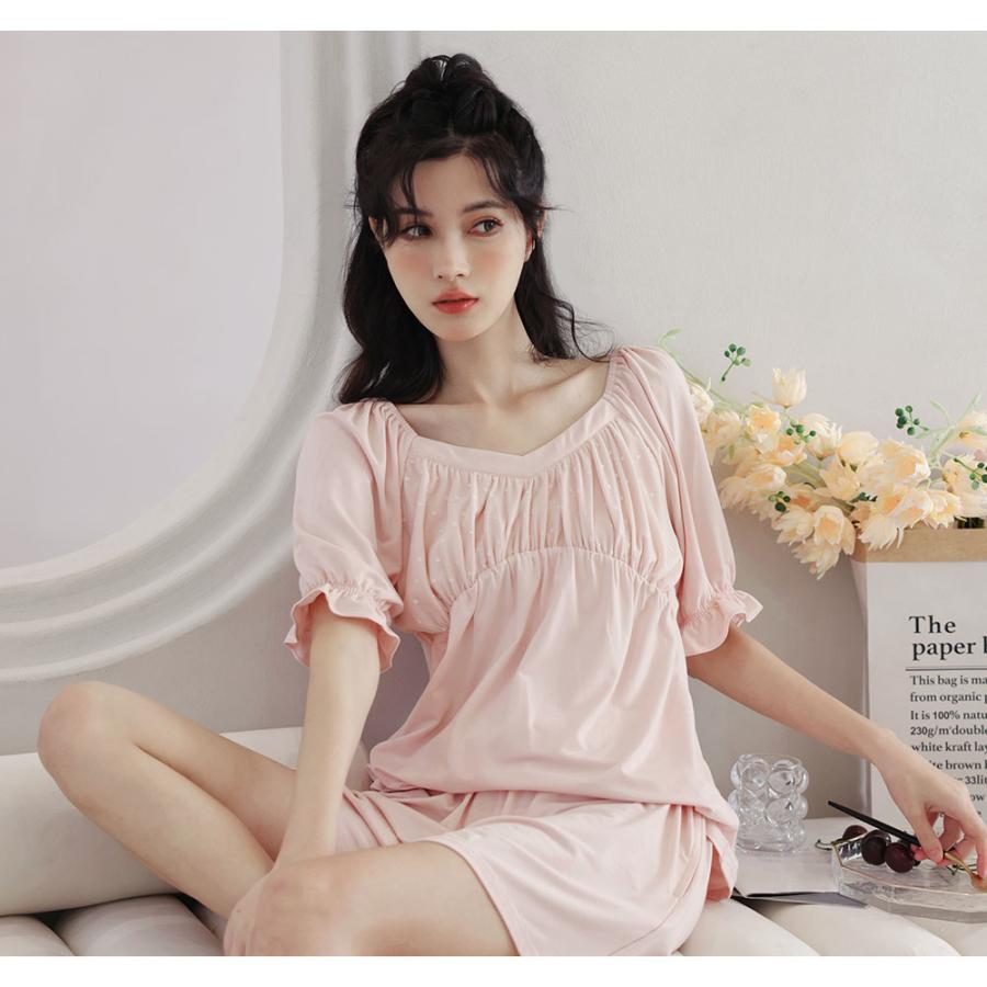 【ルームウェア限定!半額50％OFF】ルームウェア レディース 上下セット 半袖 ショートパンツ パジャマ 部屋着 セットアップ 春 夏 かわいい 可愛い おしゃれ : HOYUKI - 通販 ...