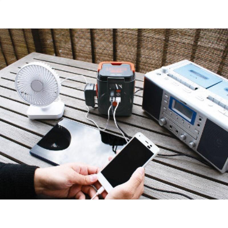 ソルパ簡単ポータブル電源・ソーラーパネルセット EPB-120SS 防災・防犯グッズ : ギフトショップハートローズ - 通販 - Yahoo!ショッピング