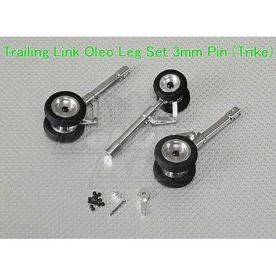 no2 オレオ脚 Trailing Link Oleo Leg Set 3mm Pin (Trike)★ホビーショップ青空 : ホビーショップ ...