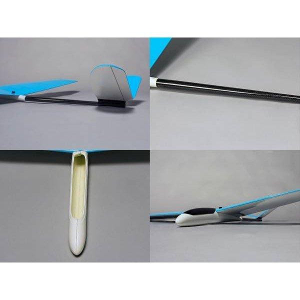 Butterfly Pod and Boom V-Tail Glider Built up Wing 1140mm (ARF) 青★ホビー ...