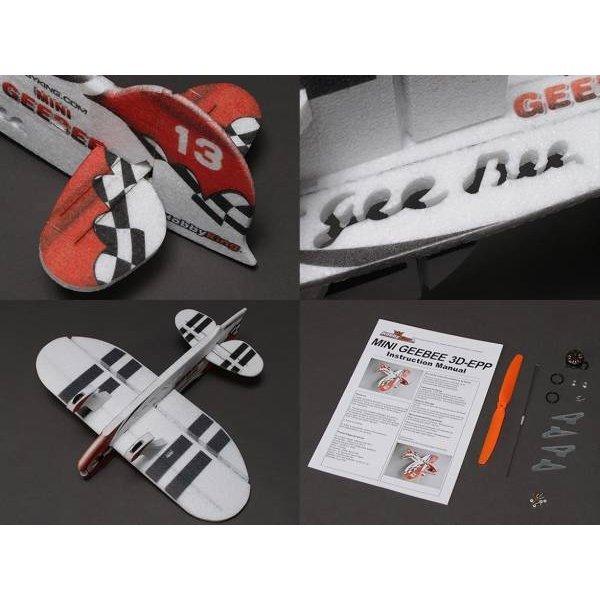 HobbyKing Mini-GeeBee 3D Aerobatic EPP Airplane w/Motor 700mm (ARF)★ホビーショップ青空 : ホビーショップ青空 - 通販 ...