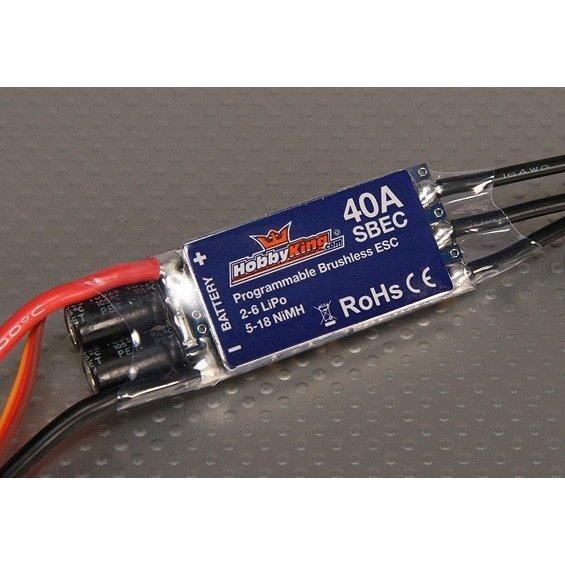 ホビーキング 40A アンプ ESC SBEC HobbyKingスピードコントローラー : ホビーショップ青空 - 通販 - Yahoo ...