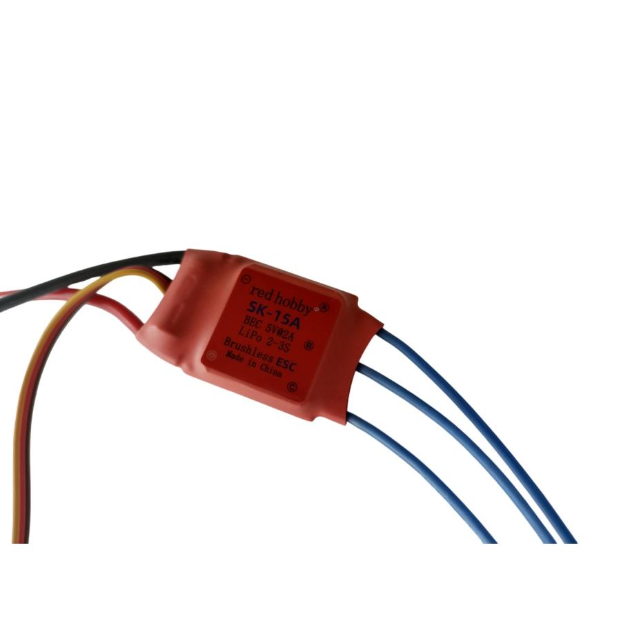 no2 Simonk 15A アンプ ESC BEC 5V 2A ブラシレスモーター スピードコントローラー red hobby : ホビー ...