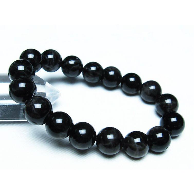 パワーストーン 天然石 モリオン 純天然 黒水晶 ブレスレット12mm t112-5678 :t112-5678:H.S.K STONE - 通販 - Yahoo!ショッピング