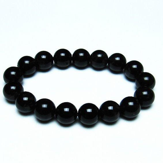 パワーストーン 天然石 モリオン 純天然 黒水晶 ブレスレット 12mm t112-6153 : H.S.K STONE - 通販 - Yahoo!ショッピング