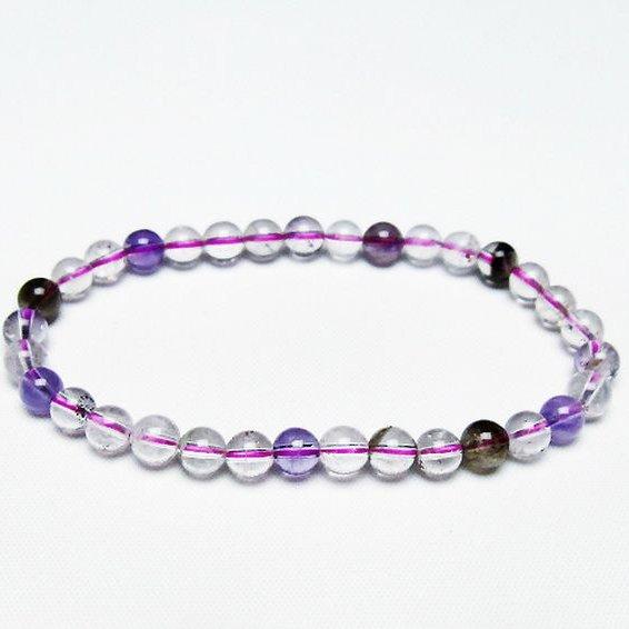 パワーストーン 天然石 セイクリッドセブンブレスレット 6mm t141-8076 : H.S.K STONE - 通販 - Yahoo!ショッピング