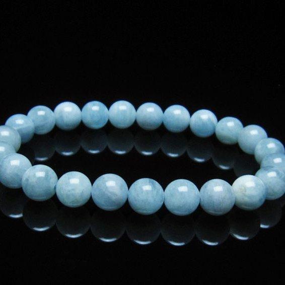 パワーストーン 天然石 アクアマリンブレスレット 8mm t35-19878 : H.S.K STONE - 通販 - Yahoo!ショッピング