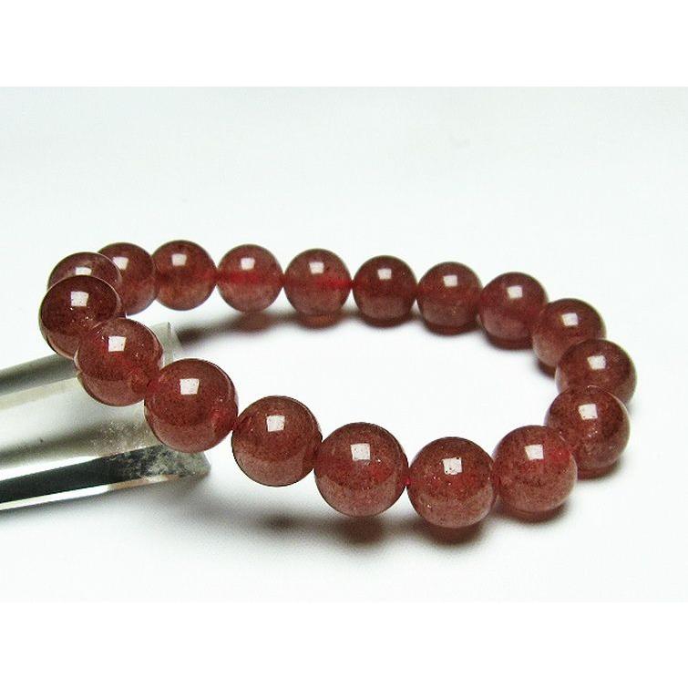パワーストーン 天然石 アフリカンストロベリークォーツブレスレット11mm t381-1656 : H.S.K STONE - 通販 - Yahoo!ショッピング