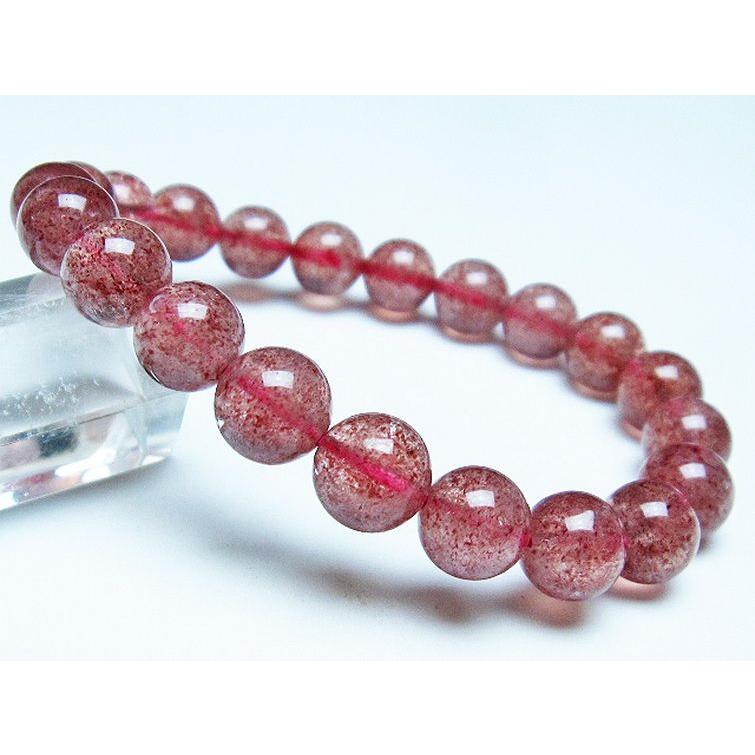 パワーストーン 天然石 アフリカンストロベリークォーツブレスレット 9mm t381-2153 : H.S.K STONE - 通販 - Yahoo!ショッピング