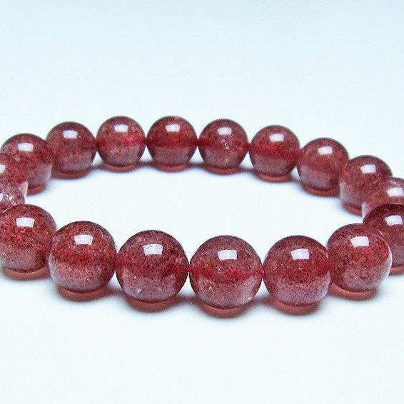 パワーストーン 天然石 アフリカンストロベリークォーツブレスレット 11mm t381-2181 : H.S.K STONE - 通販 - Yahoo!ショッピング