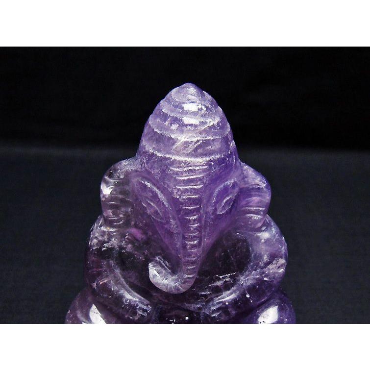 パワーストーン 天然石 アメジスト ガネーシャ 彫刻品 置物 t42-647 : H.S.K STONE - 通販 - Yahoo!ショッピング