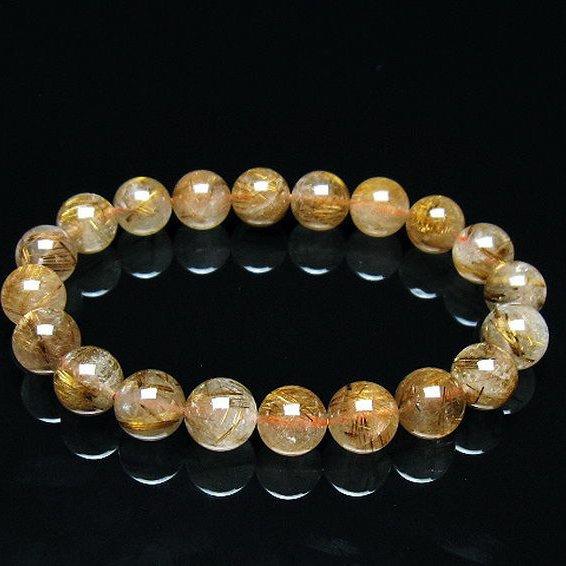 パワーストーン 天然石 ゴールドタイチンルチルブレスレット 10mm t473-4976 : t473-4976 : H.S.K STONE - 通販 - Yahoo!ショッピング