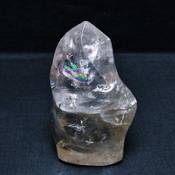 パワーストーン 天然石 虹入りヒマラヤ水晶 炎（フレイム） ポリッシュ 置物 t653-3732 : H.S.K STONE - 通販 ...