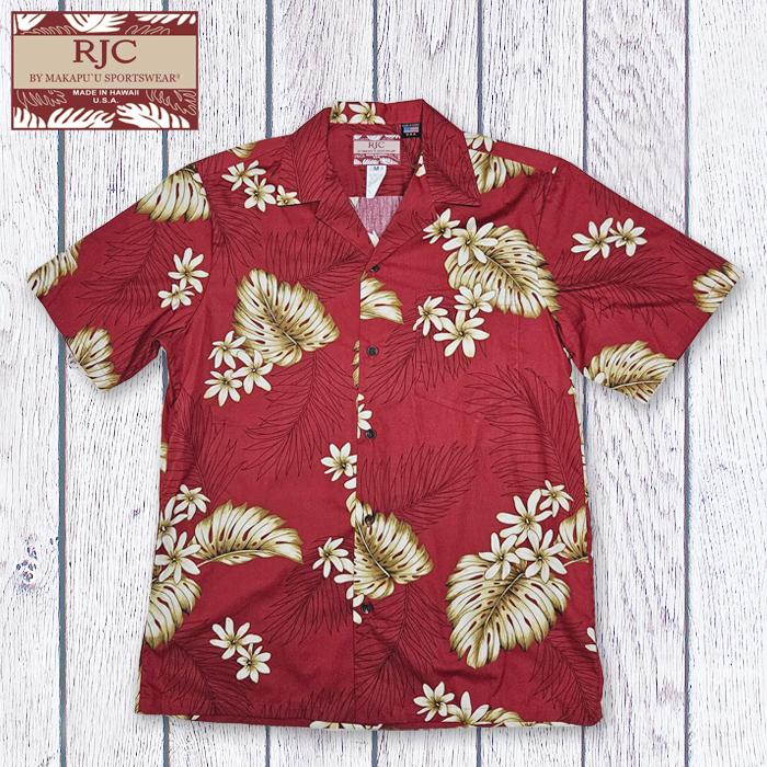 RJC アロハシャツ メンズ ハワイ製 アメリカ製 総柄 開襟シャツ 植物 HAWAII ロバートJクランシー ギフト 30代 40代 50代 60代 : A Home Style by ...