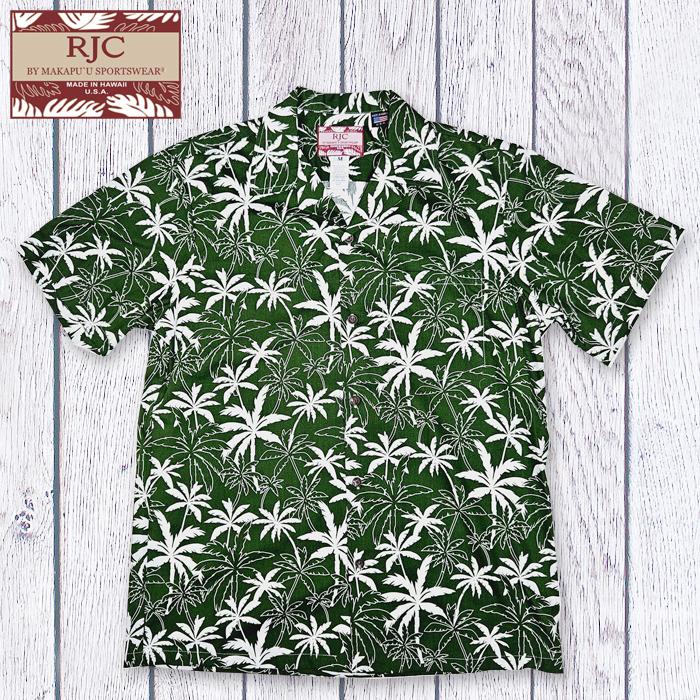RJC アロハシャツ メンズ ハワイ製 アメリカ製 総柄 開襟シャツ 植物 HAWAII ロバートJクランシー ギフト 30代 40代 50代 60代 : A Home Style by ...