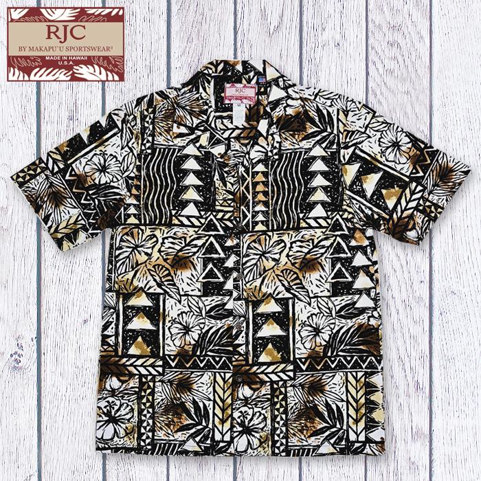 RJC アロハシャツ メンズ ハワイ製 アメリカ製 総柄 開襟シャツ HAWAII ロバートJクランシー ギフト 30代 40代 50代 60代 : A Home Style by Mint ...