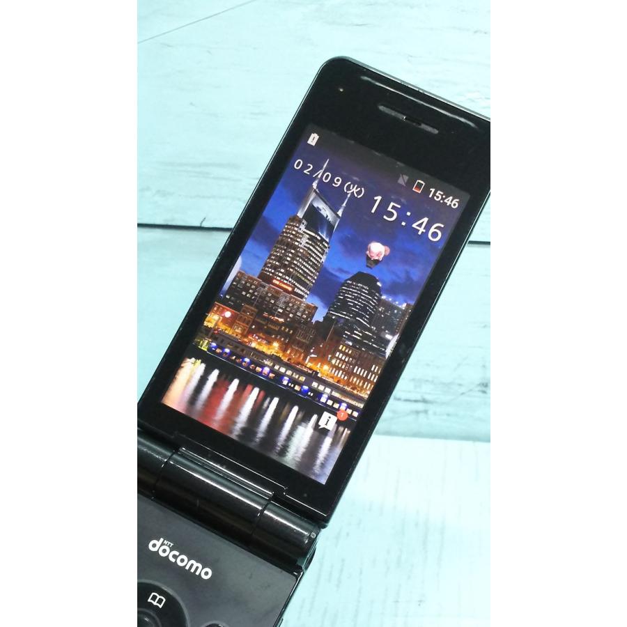 docomo Panasonic P-smart ケータイ P-01J ブラック 本体 白ロム [訳あり] SIMロック解除済み SIMフリー ...