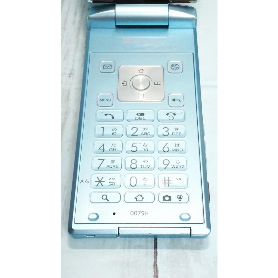 Softbank 007SH ブルー AQUOS PHONE THE HYBRID 本体 白ロム 536902 :20210526-0037 ...