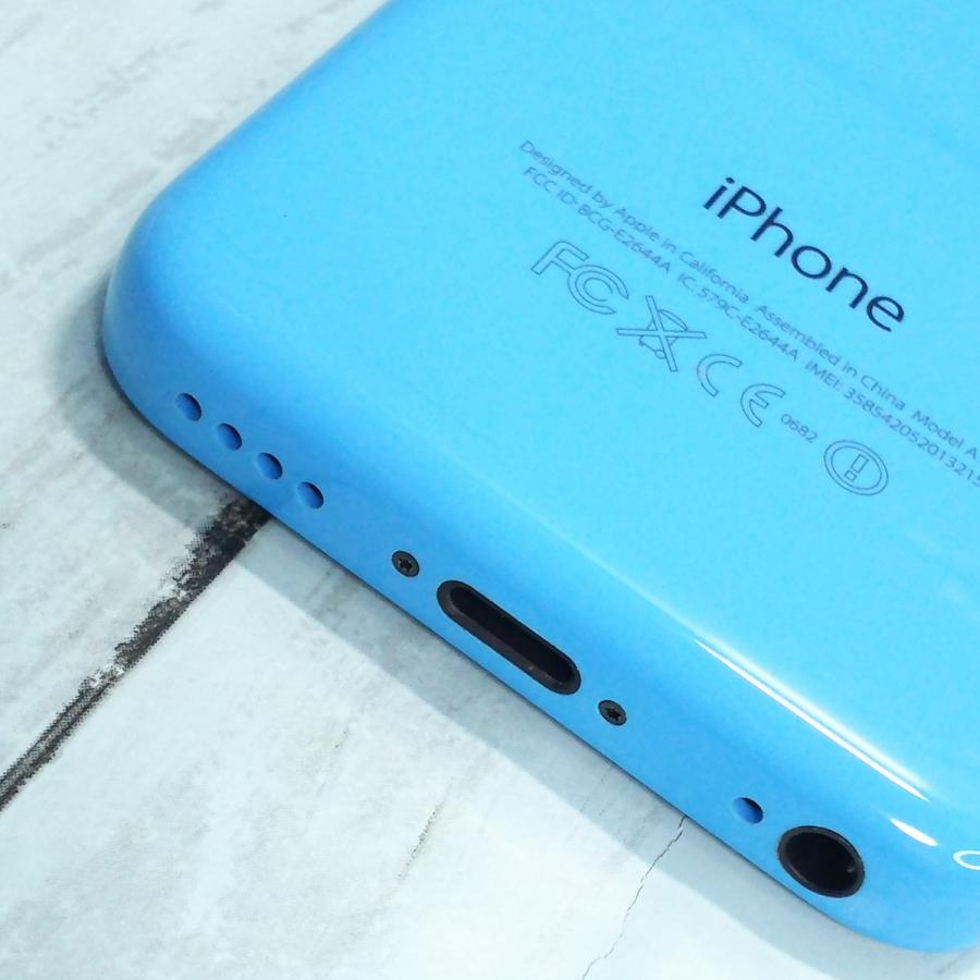 au iPhone5c 16GB ブルー 本体 白ロム 013215 : hsmToys - 通販 - Yahoo!ショッピング
