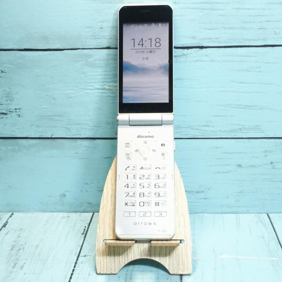 docomo arrows ケータイ F-03L シルバー 富士通 [訳あり] 本体 白ロム SIMロック解除済み SIMフリー 040604 ...