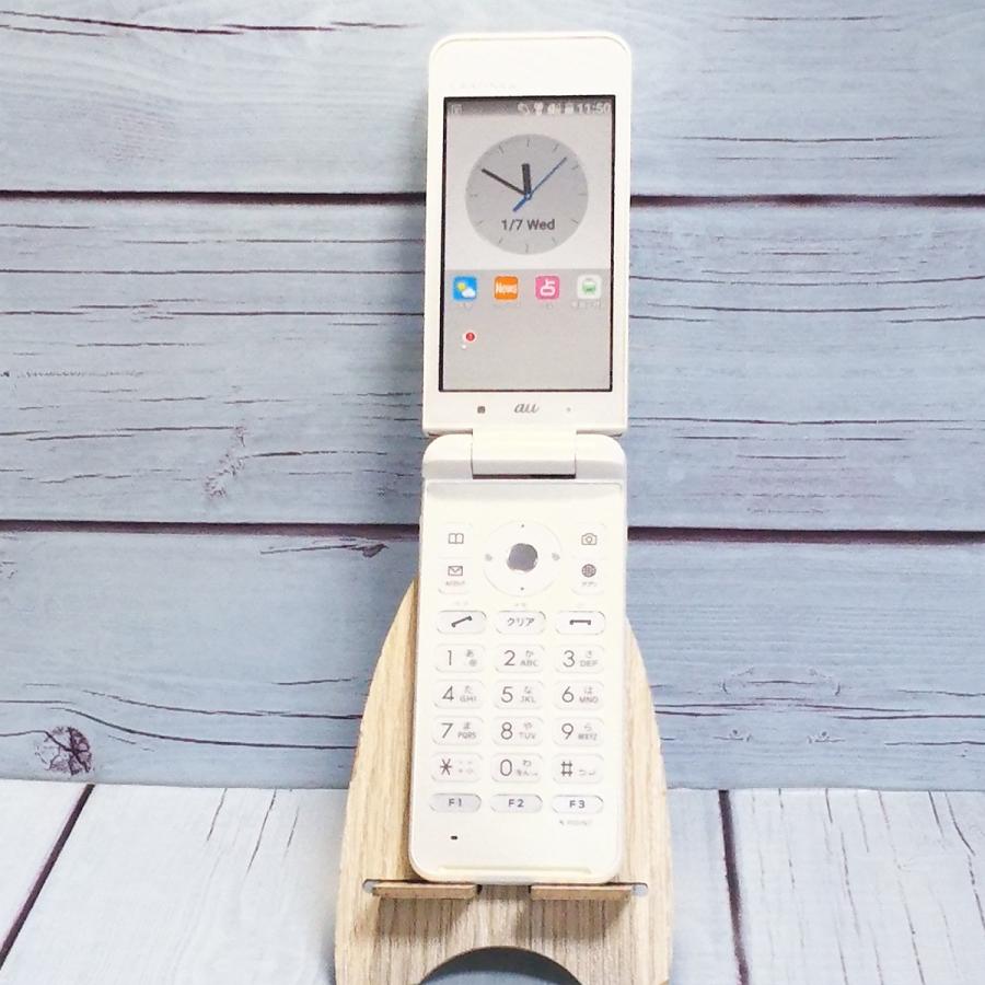 KYOCERA au GRATINA 4G KYF31 White ホワイト 本体 白ロム SIMロック解除済み SIMフリー B768013 ...