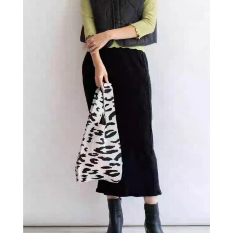 当日翌日配送 ニットトートバッグ バッグ ショッピングバッグ デザイン 上品 おしゃれ トートバッグ カバン バッグ BAG かばん ...