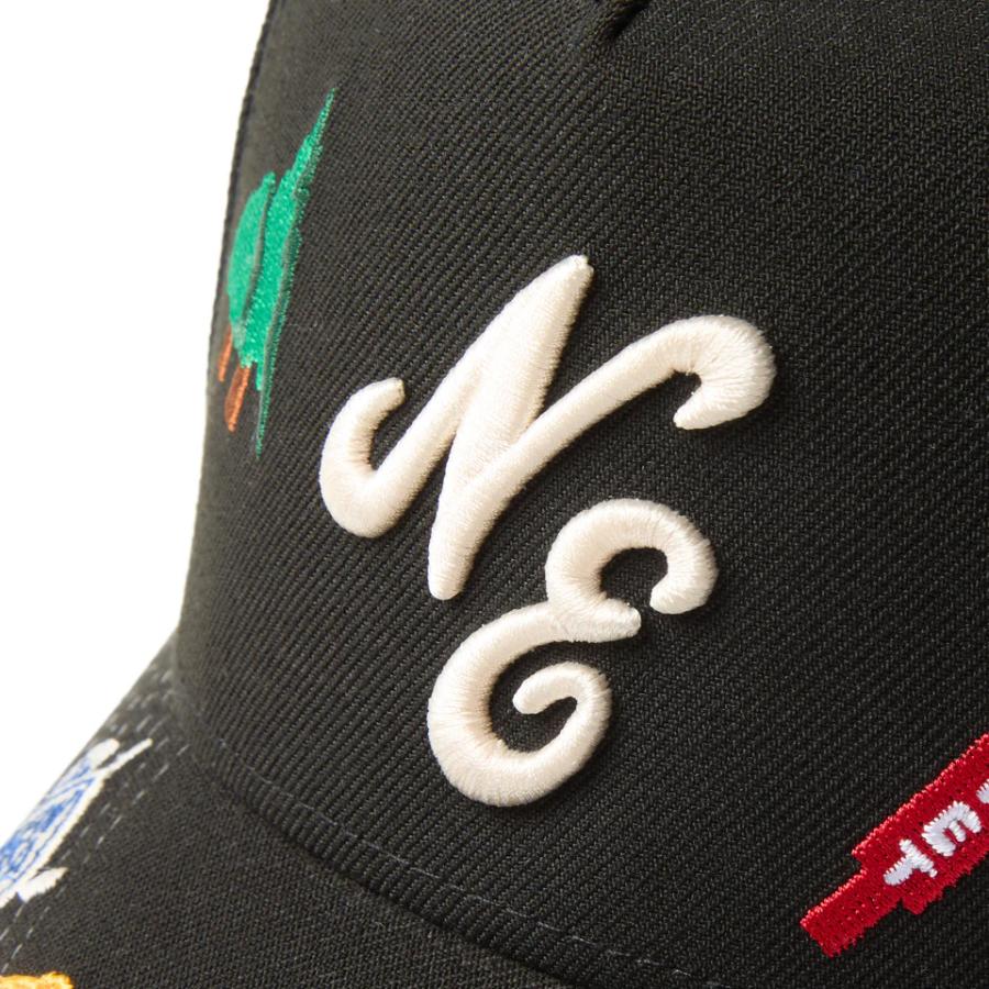 NEW ERA 2025FW GOLF 9FORTY A-Frame Golf Allover ブラック | ゴルフ 14669125 GF 940AF GFM ALLOVER ニューエラ ...