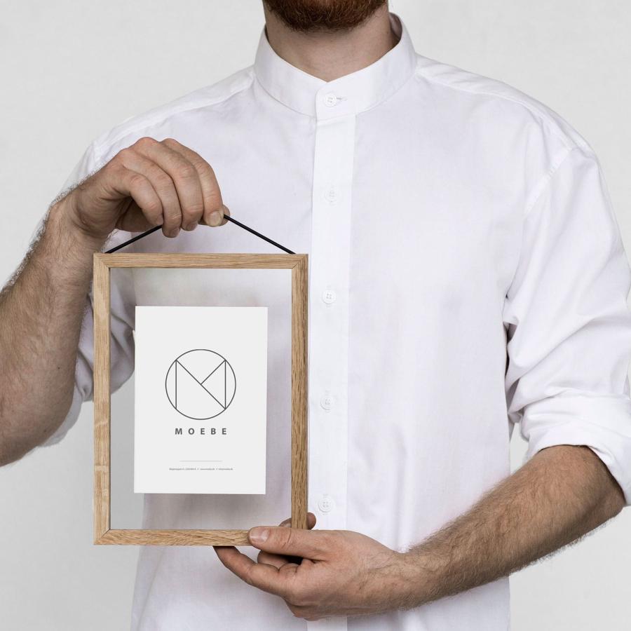 MOEBE フレーム FRAME A5 ムーベ オーク 額 額縁 フォトフレーム 写真立て 壁掛け インテリア ポストカード 押し花 インテリアフレーム パズルフレーム 北欧 : ハイタイド ...