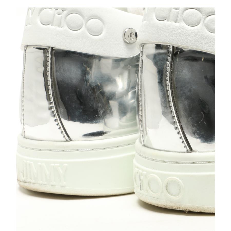 Jimmy Choo Rome モノグラム スニーカー メタリック - 靴 Jimmy Choo Rome モノグラム スニーカー メタリック - 靴