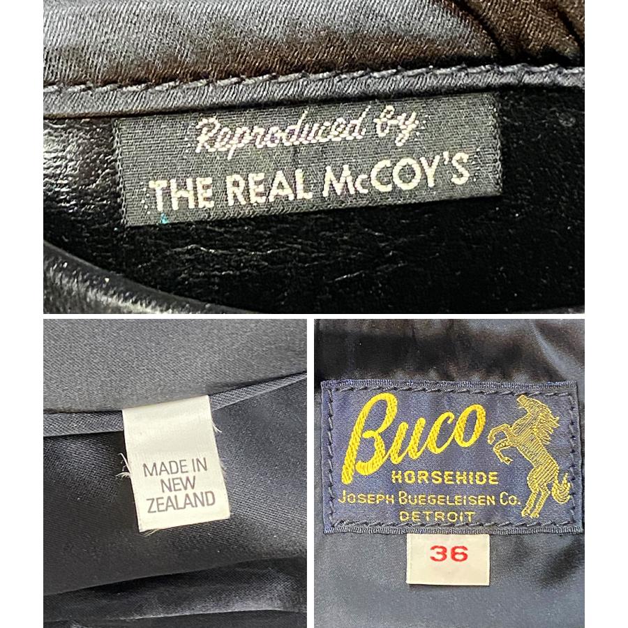 ザリアルマッコイズ ライダースジャケット シングル ブラック BUCO J-100 メンズ SIZE 36 THE REAL McCOY’S 中古 : Rehello by BOOKOFF ...