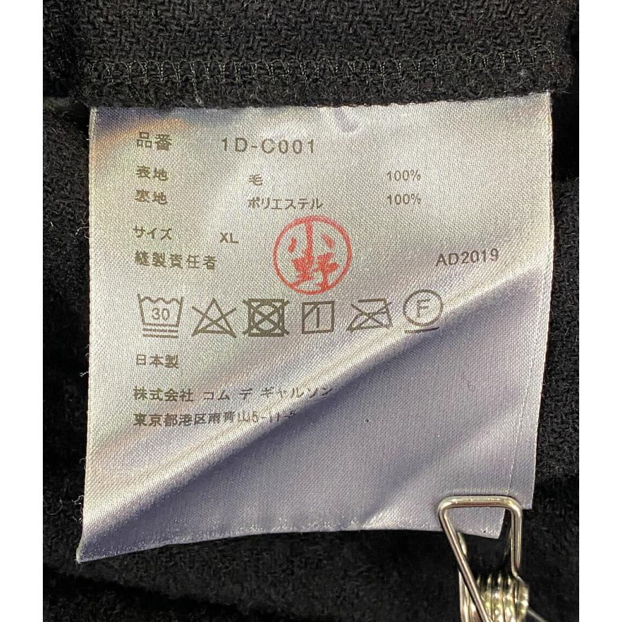 ブラックコムデギャルソン コート ブラック 1D-C001 メンズ SIZE XL