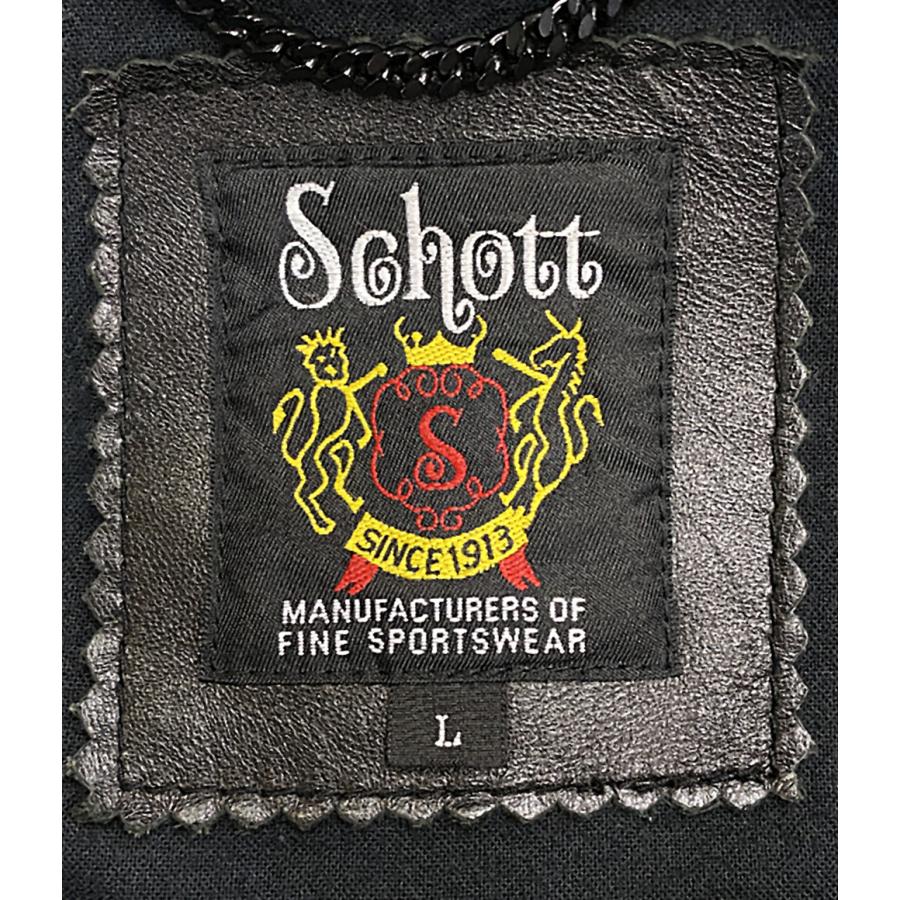 ショット ライダースジャケット CLASSIC RACER JACKET 3161055 メンズ SIZE L SCHOTT 中古 : Rehello by BOOKOFF - 通販 ...