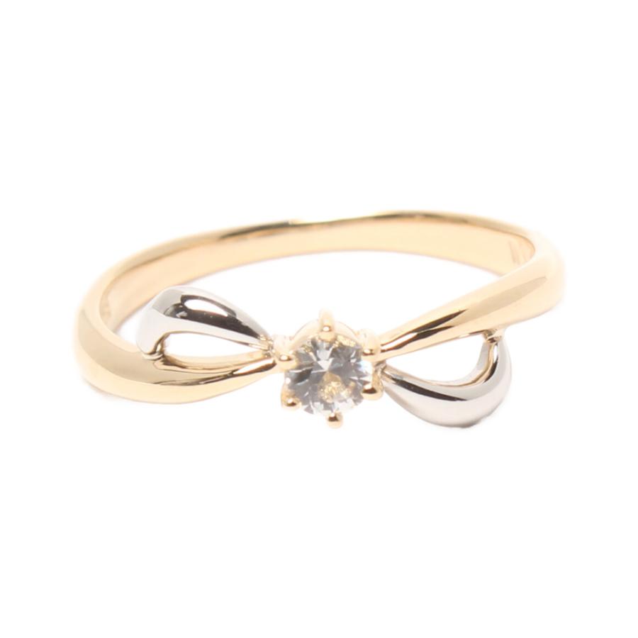 美品 テイクアップ リング 指輪 K18 Pt900 ホワイトサファイア レディース SIZE 7号 (リング) TAKE-UP 中古 : aol0101866 : Rehello by ...