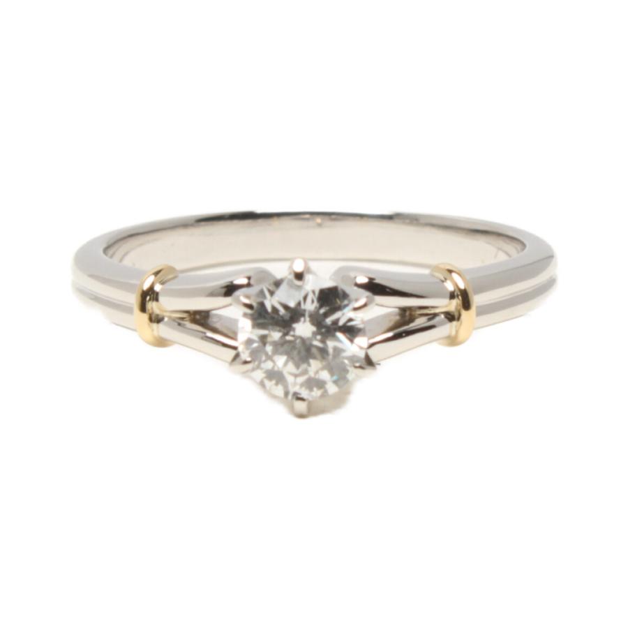 美品 リング 指輪 K18 Pt900 ダイヤ0.407ct レディース SIZE 12号 (リング) 中古 : Rehello by BOOKOFF - 通販 - Yahoo!ショッピング