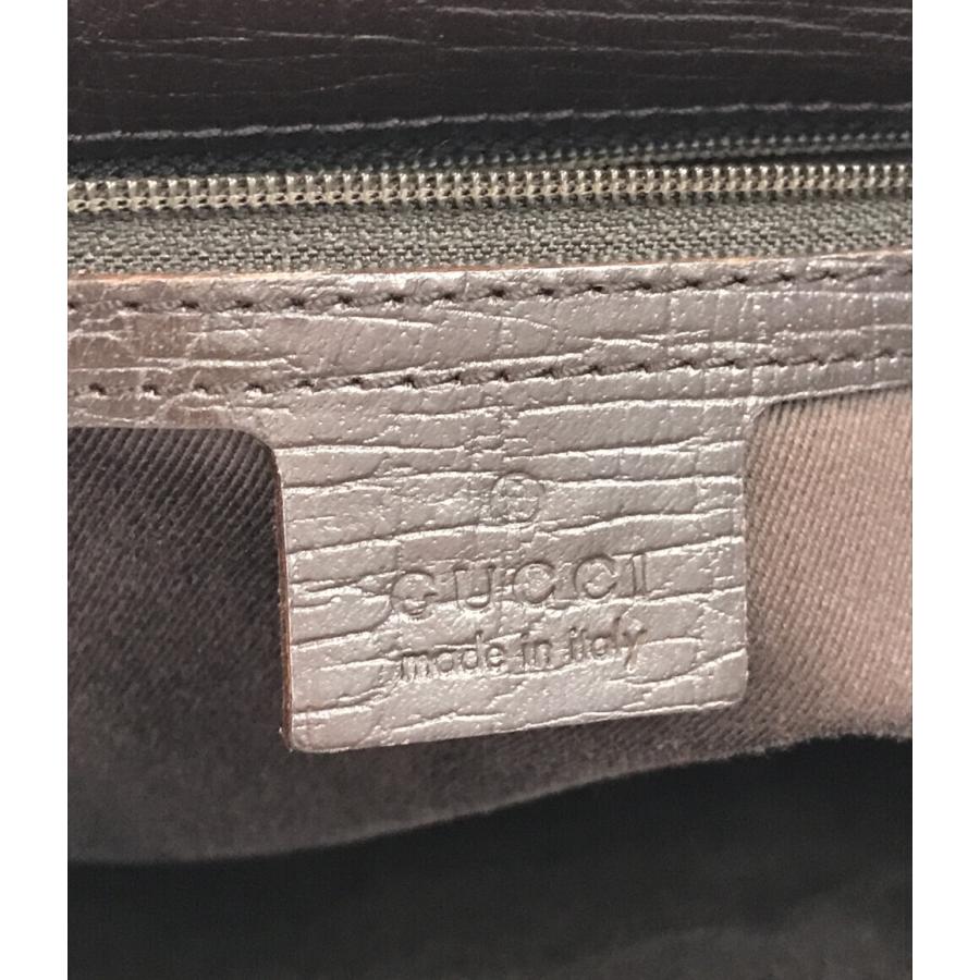 グッチ キャンバストートバッグ 112530 214397 バンブー GGキャンバス