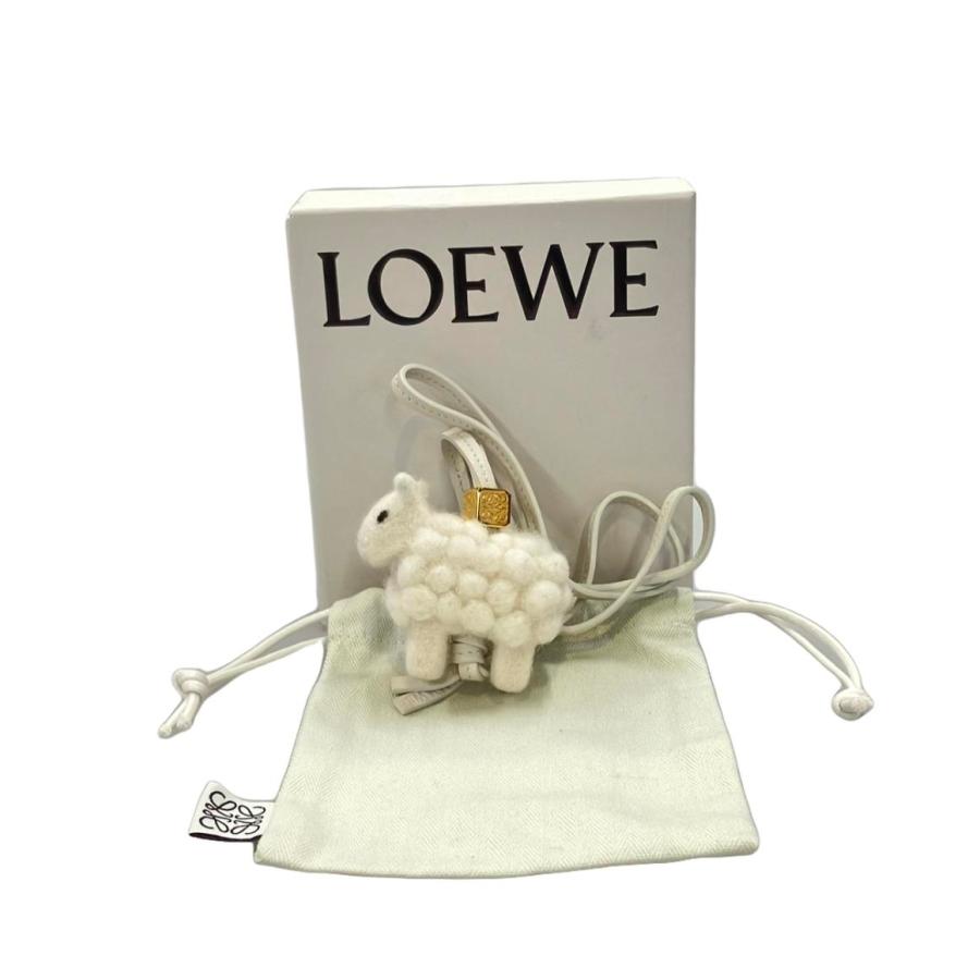 ロエベ バッグチャーム ヒツジモチーフ レディース LOEWE 中古 ロエベ バッグチャーム ヒツジモチーフ レディース LOEWE 中古