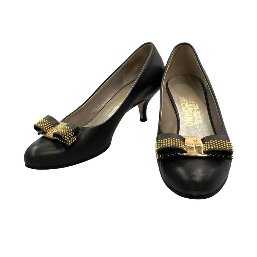 サルヴァトーレフェラガモ ラウンドトゥパンプス レディース SIZE 6 (M) Salvatore Ferragamo 中古 : Rehello by BOOKOFF - 通販 ...