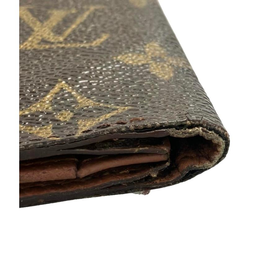 ルイ・ヴィトン 二つ折り長財布 ポルトカルトクレディ円 モノグラム