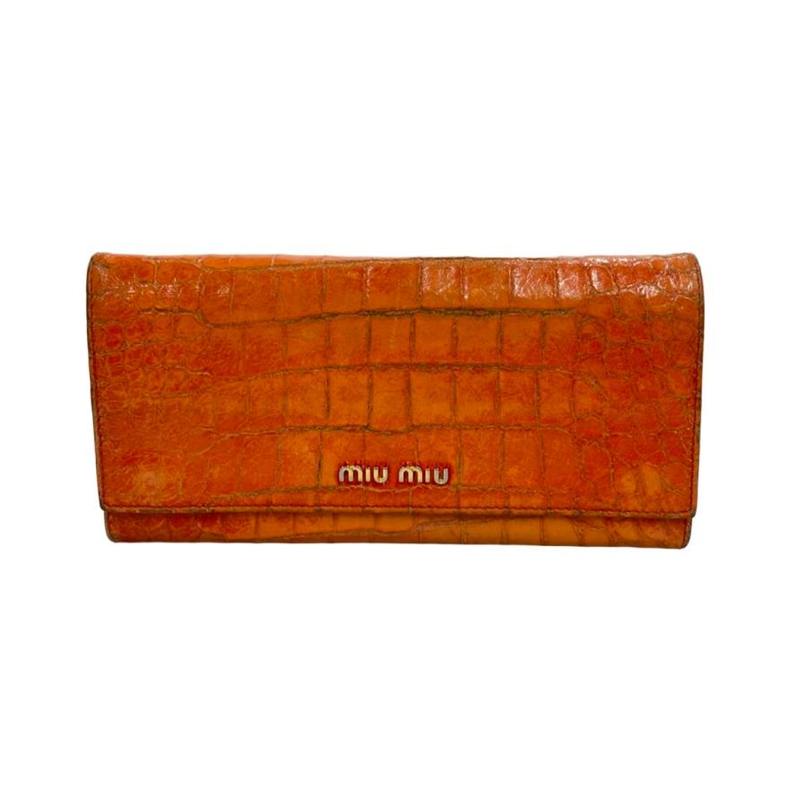 ミュウミュウ 長財布 レディース MIUMIU 中古 : Rehello by BOOKOFF