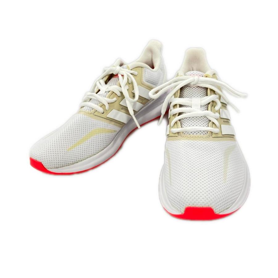 美品 アディダス ローカットスニーカー ランニングシューズ FALCONRUN W FW5142 メンズ SIZE 25 (S) adidas ...