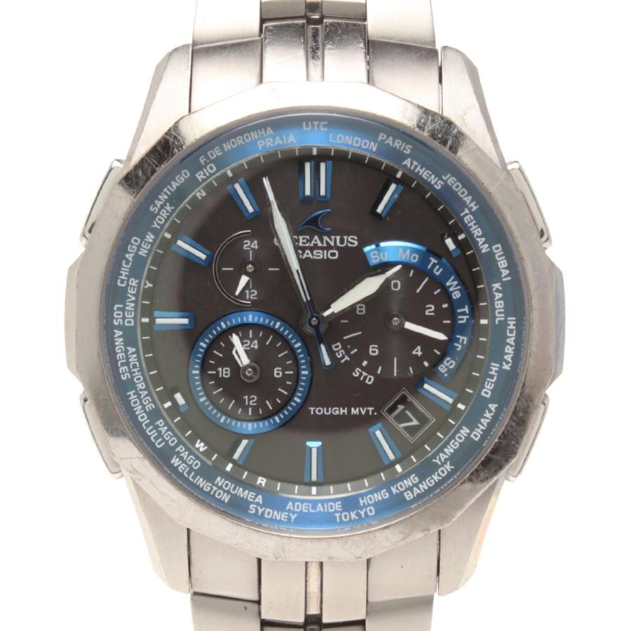 カシオ 腕時計 OCEANUS MANTA オシアナス マンタ ソーラー ブラック OCW-S1400 メンズ CASIO 中古 : Rehello by BOOKOFF - 通販 ...