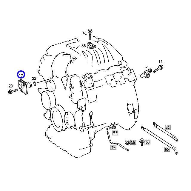 Mercedes-Benz カム角センサー メルセデスベンツ Eクラス W211 E240 E320 E500 E55AMG M112 V6エンジン M113 V8エンジン カムポジション ...