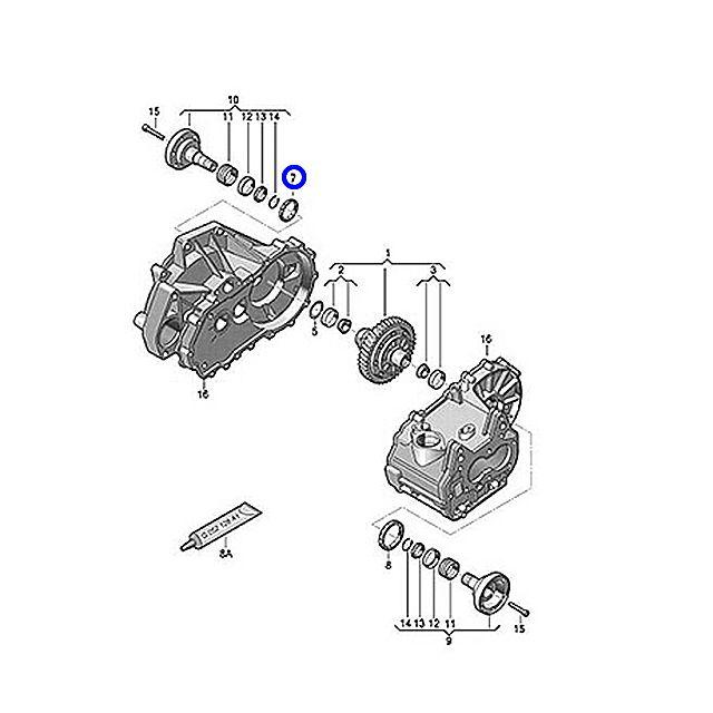 フォルクスワーゲン デフサイドシール フロント(1個) ジェッタ 16RV 16MF 1KAXX 1KBLG 1KBLX 1KCAV JETTA : 藤田商会 - 通販 - Yahoo!ショッピング