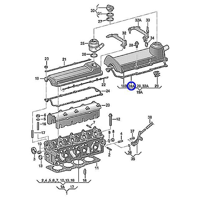 フォルクスワーゲン タペットカバーパッキン ニュービートル ゴルフ4 ボーラ 06A103483C シリンダーヘッドカバーガスケット VW : 藤田商会 - 通販 - Yahoo!ショッピング