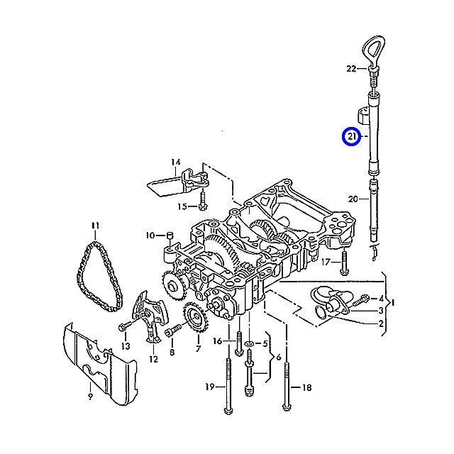 Audi エンジンオイル レベルゲージ ガイドパイプ アウディ A4(〜04y) 8EALT 8EAMBF 8EBFB オイルディップスティック : 藤田商会 - 通販 - Yahoo!ショッピング